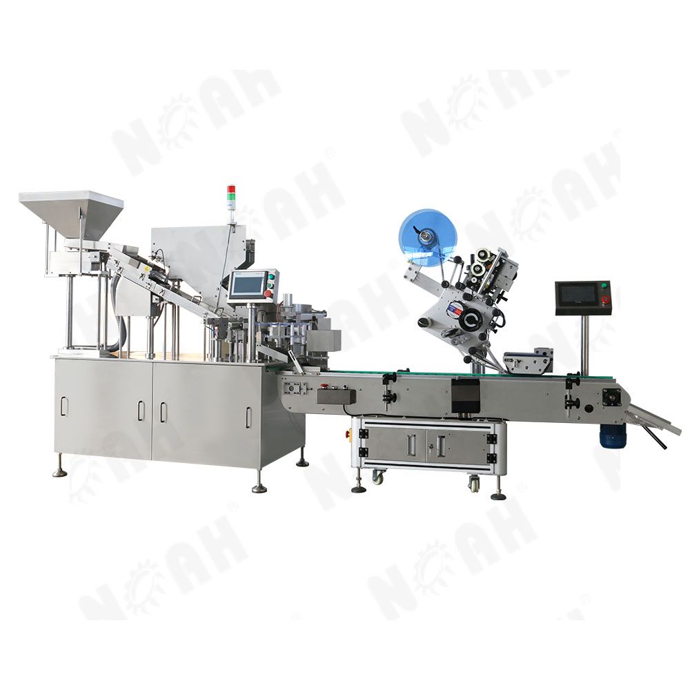 NTF-100 Automatic Tube Filling Capping Machine | Effervescent Tablets ...